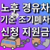 노후 경유차 기준 조기폐차 신청 지원금 네이버 블로그